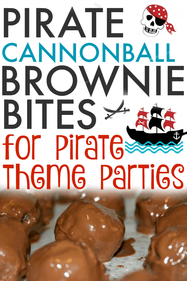 Chocolate Covered Brownie Bites Recipe (aka: Pirate Party Cannonballs)