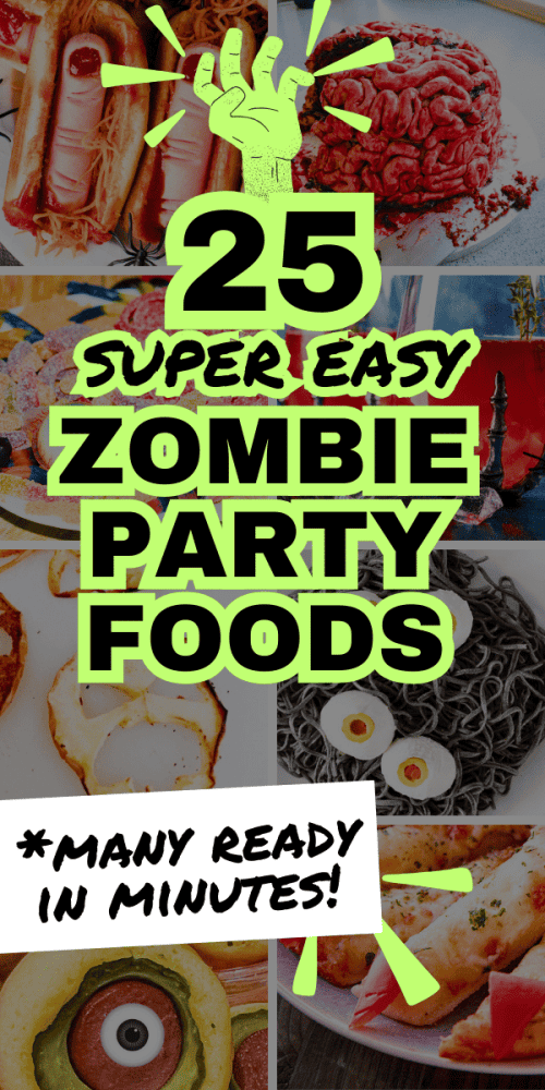 25 Easy DIY Zombie Theme Food Ideas Kids Love