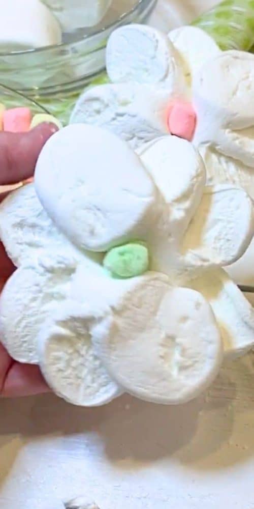 Easy Marshmallow Flowers (Video and Step-By-Step Pictures)