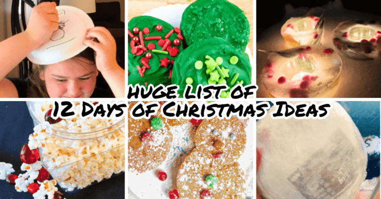 Huge List of 12 Days Of Christmas Ideas For Kids Family Winter Bucket List