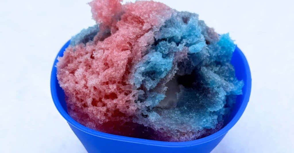 Homemade Snow Cones Recipe Made With Snow!